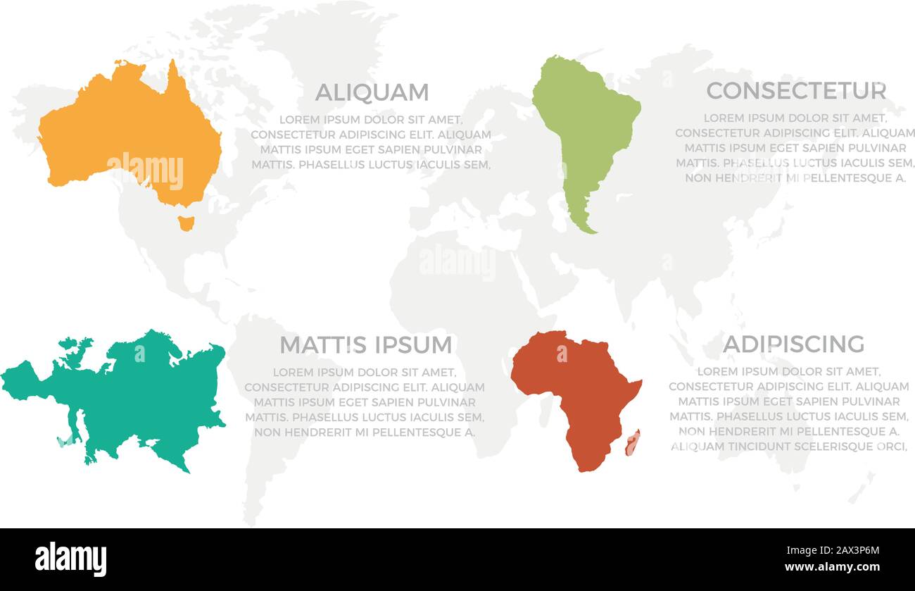 Set of orange, green, turquoise and red elements for infographic with ...