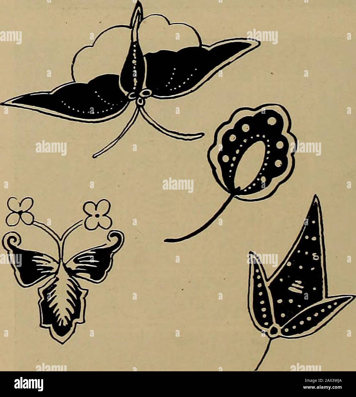 First lessons in batik; a handbook in batik, tie-dyeing and all pattern ...