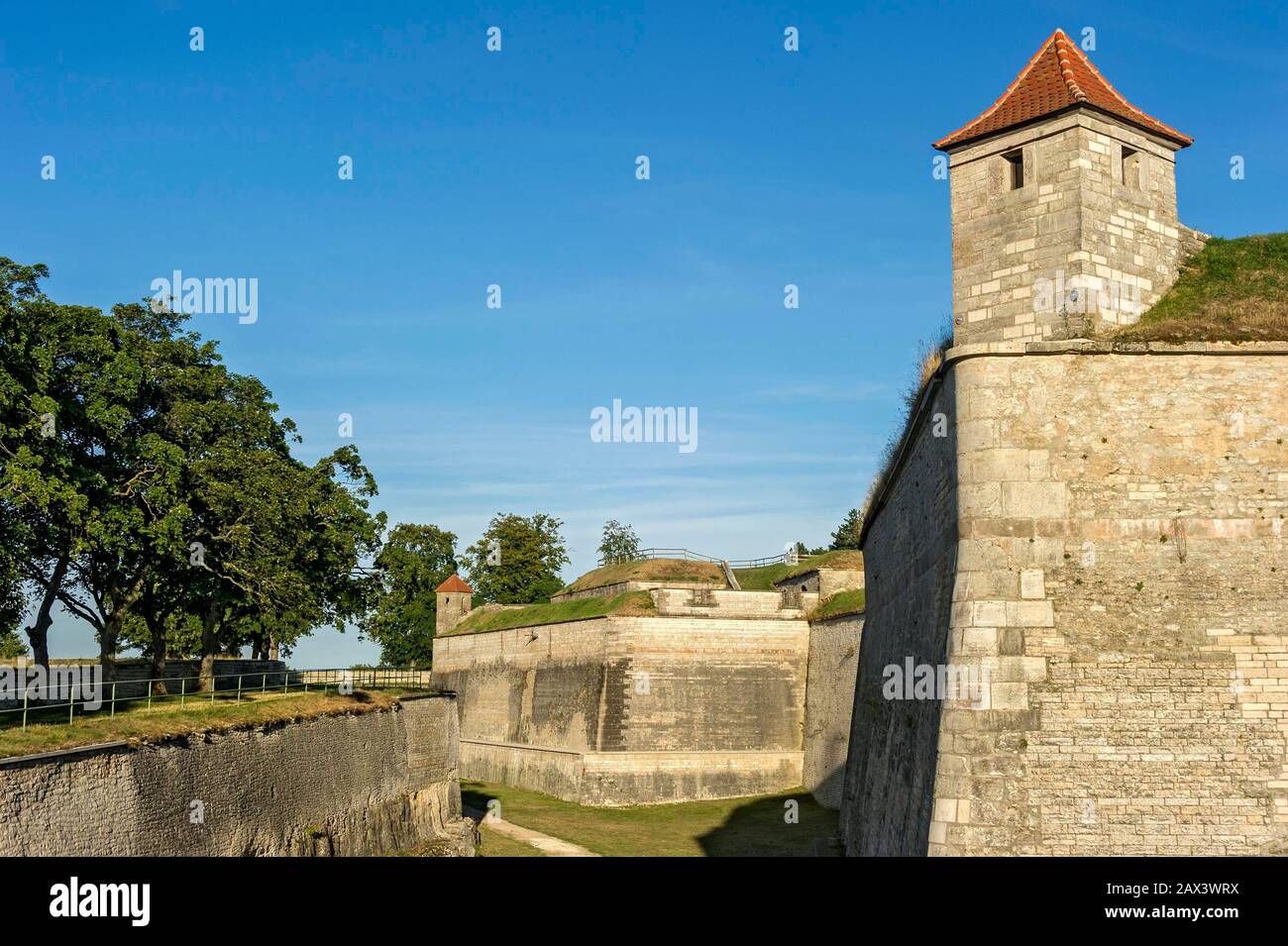 Guard house on fortress rampart, Kaltes Eck bastion, Rossmuehle bastion ...