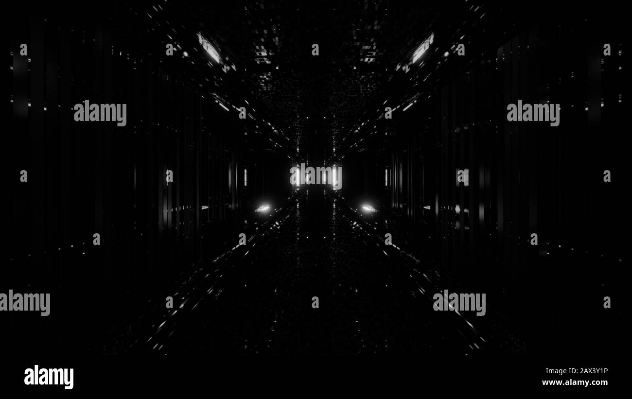 Stunning view of bright white lights in the darkness Stock Photo - Alamy