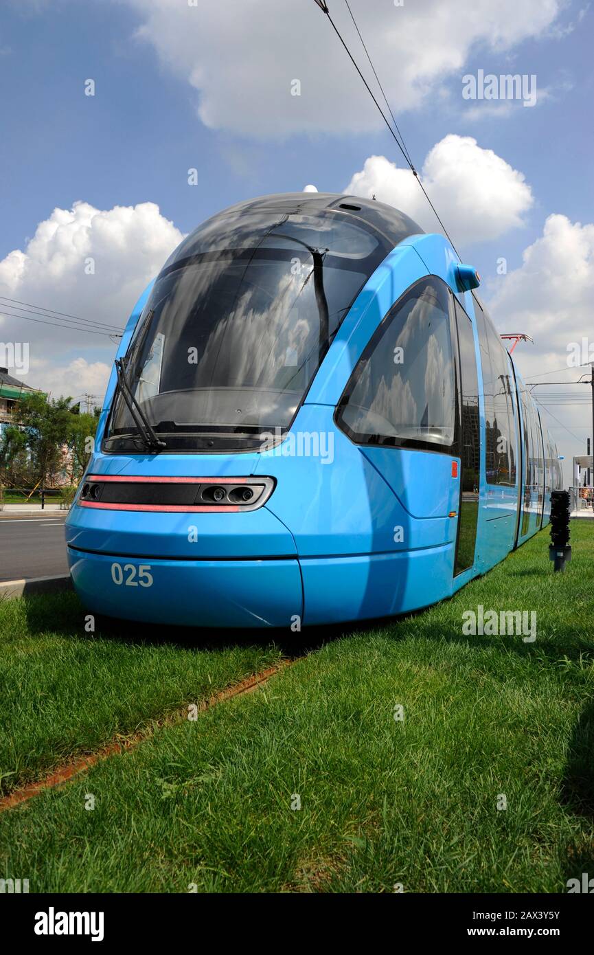 Shenyang's modern tram system opened for use in August 2013. A100% 5 ...