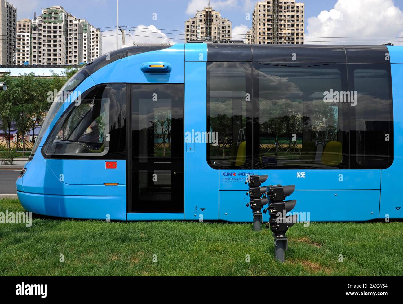 Shenyang's modern tram system opened for use in August 2013. A100% 5 ...