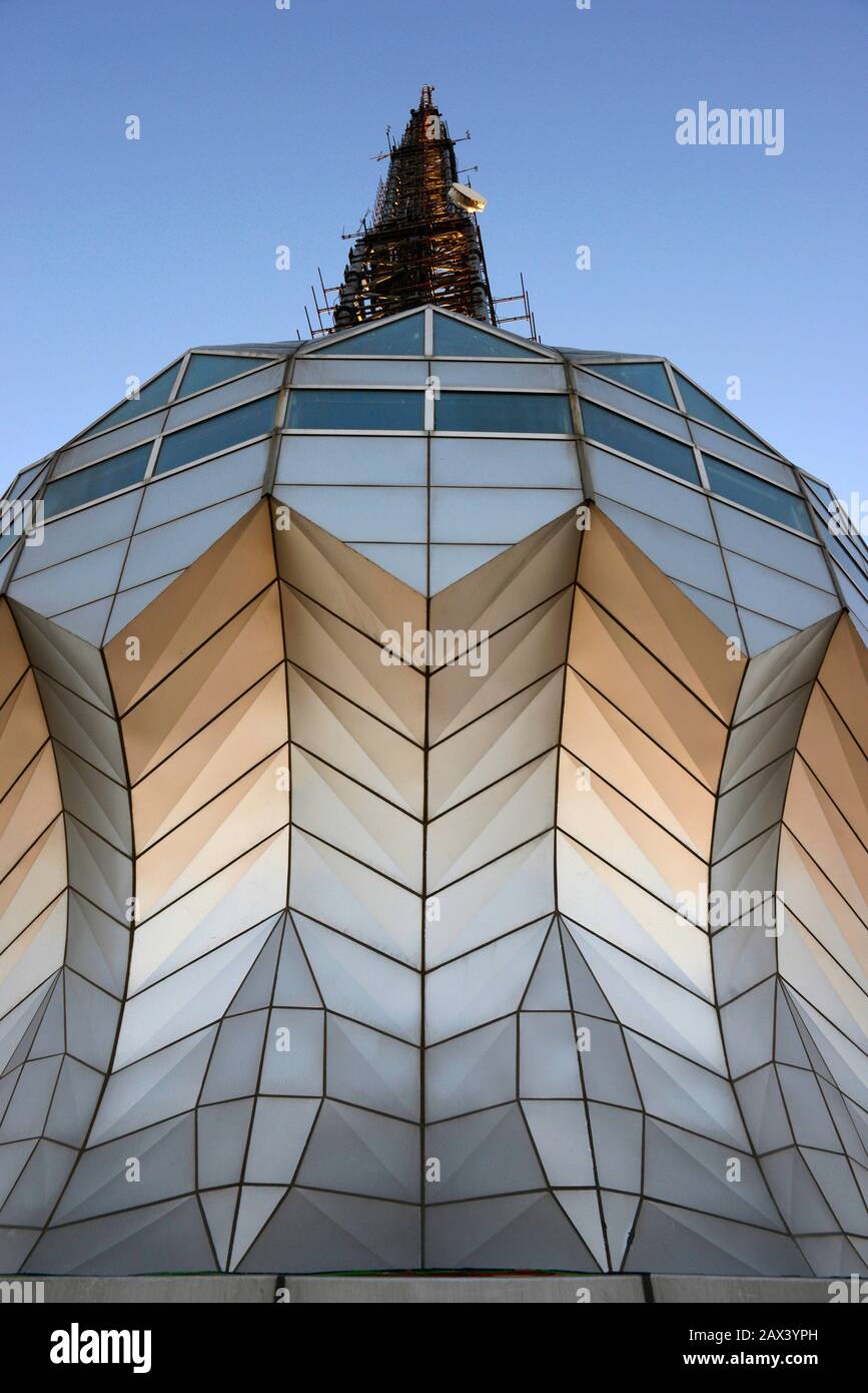 Uppermost portion of the television tower, also known as the Dragon ...