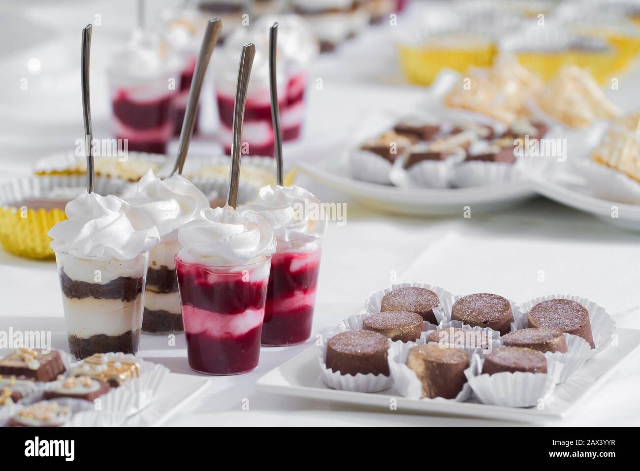 Buffet cheese yoghurt hi-res stock photography and images - Alamy