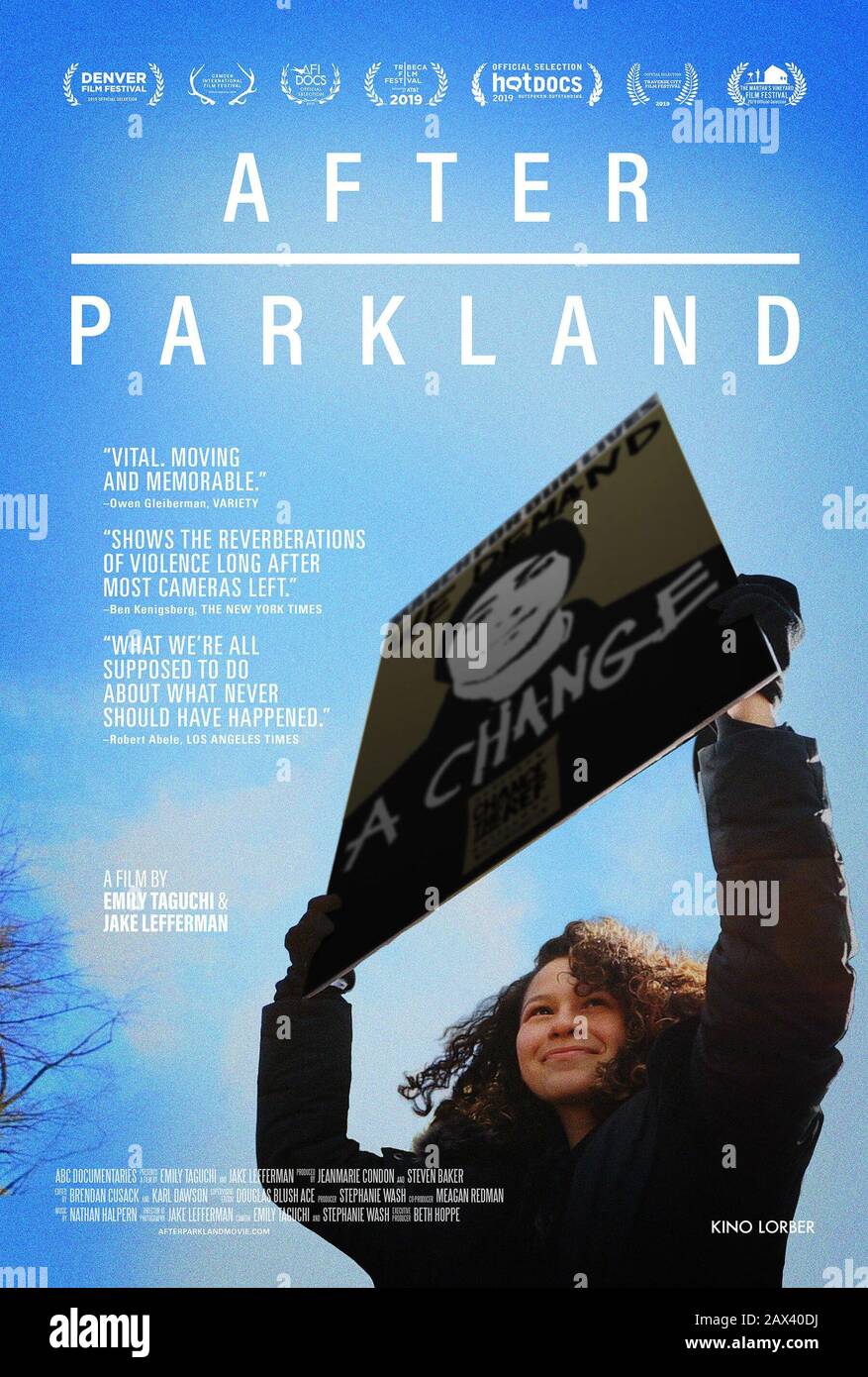 AFTER PARKLAND, US poster, Victoria Gonzalez, 2019. © Kino Lorber ...