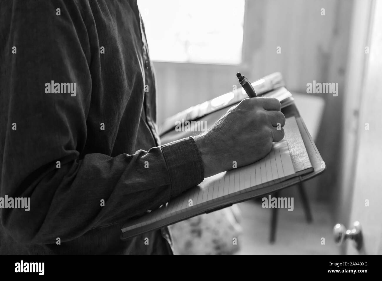 Inspectors with clipboard Black and White Stock Photos & Images - Alamy
