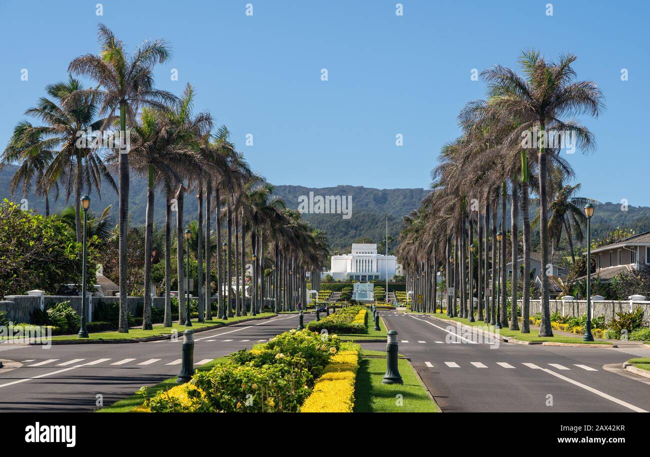 Hawaii lds temple hi-res stock photography and images - Alamy