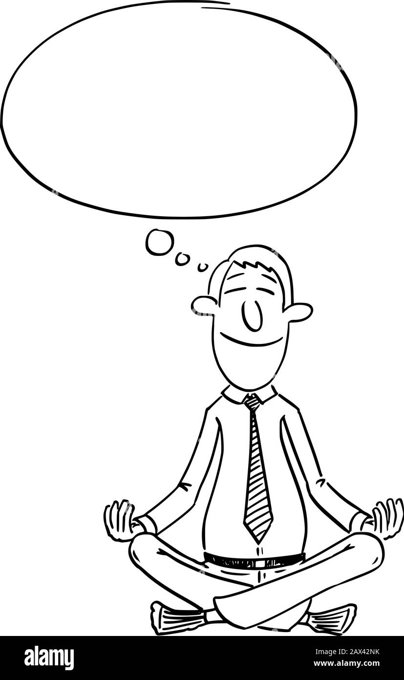 Funny Person Thinking Cartoon