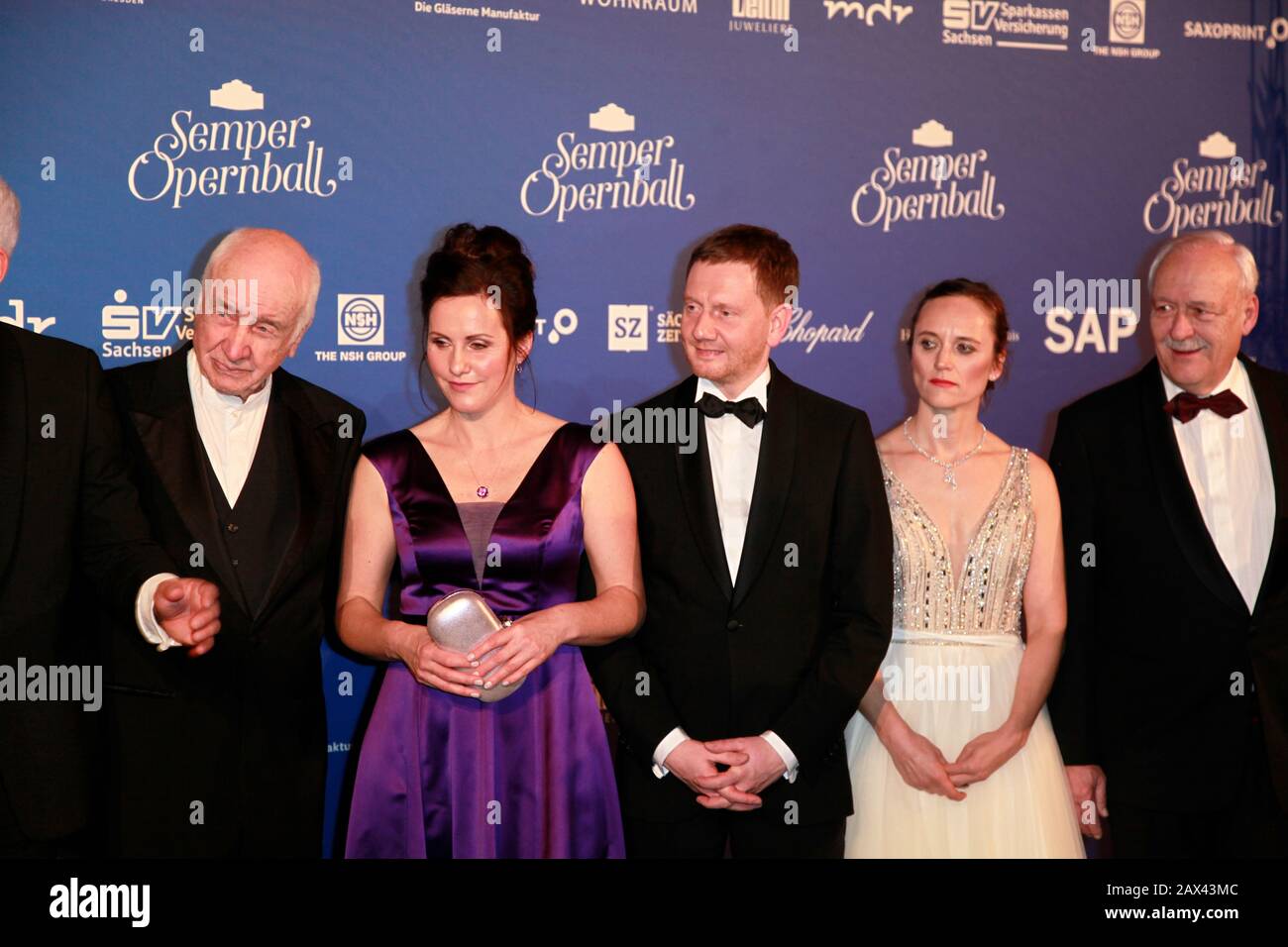 Armin Mueller-Stahl, Michael Kretschmer mit Freundin Annett Hofmann ...