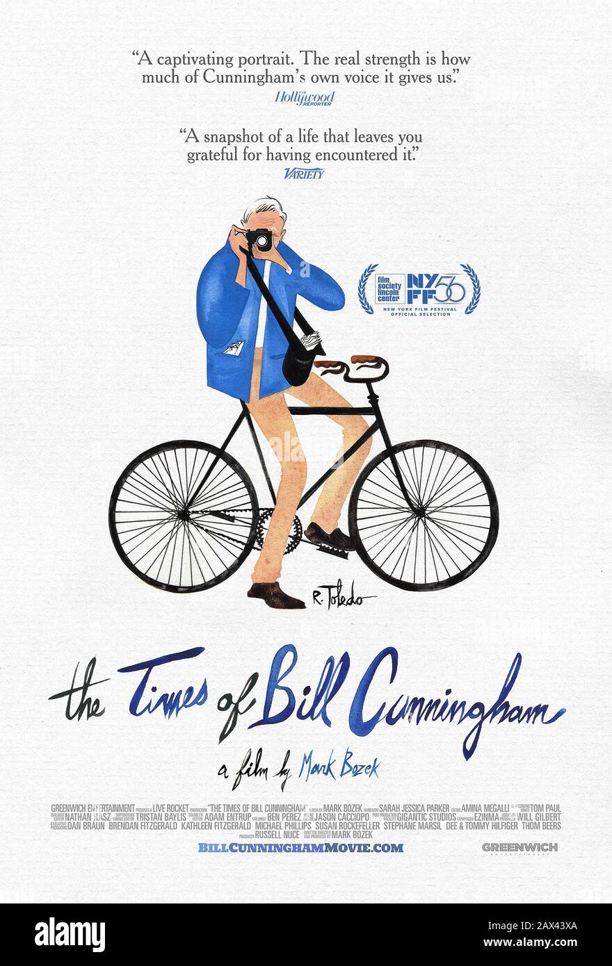 THE TIMES OF BILL CUNNINGHAM, US poster, 2018. © Greenwich ...