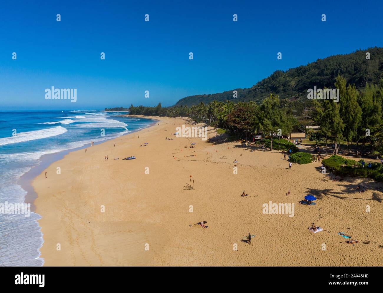 North shore oahu hawaii aerial hi-res stock photography and images - Alamy
