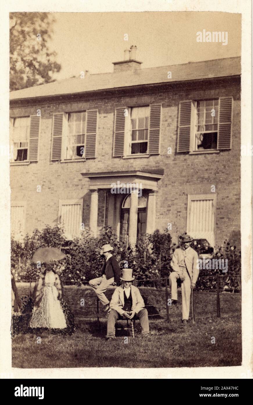 1865 ca , COVENTRY , West Midlands , GREAT BRITAIN : The MERIDEN HOUSE ...