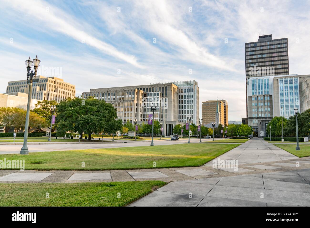 Baton Rouge, LA - October 6, 2019: Baton Rouge city skyline from ...