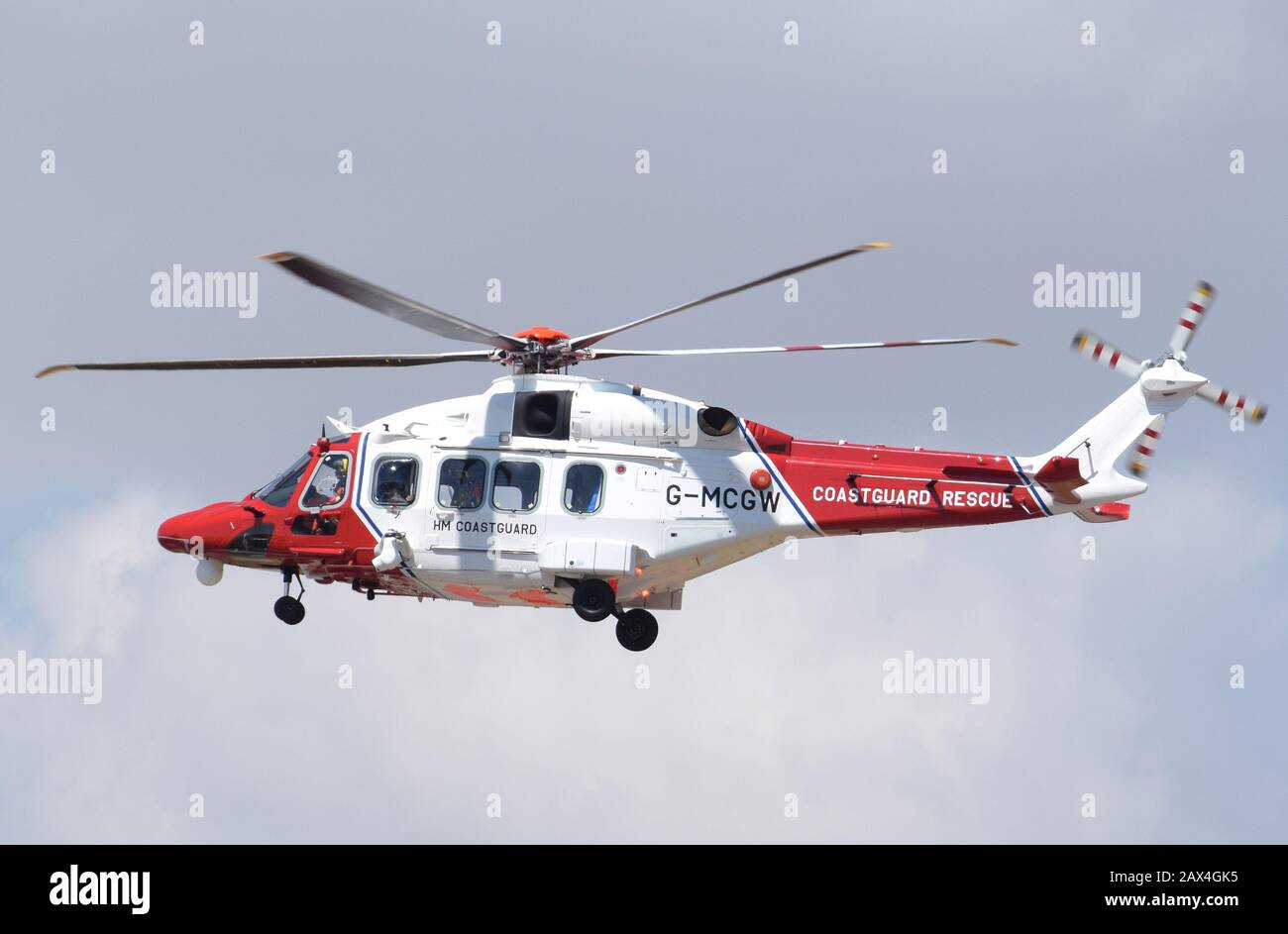 Agustawestland aw189 helicopter g mcgw of the uk coastguard hi-res ...