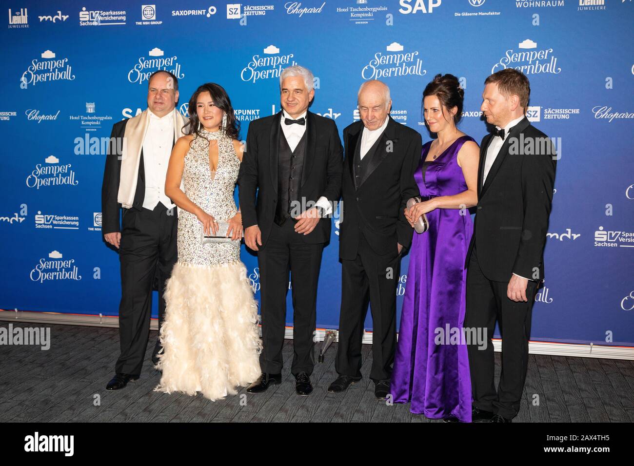 Dirk Hilbert mit Ehefrau Su Yeon Hilbert, Hans-Joachim Frey, Armin ...