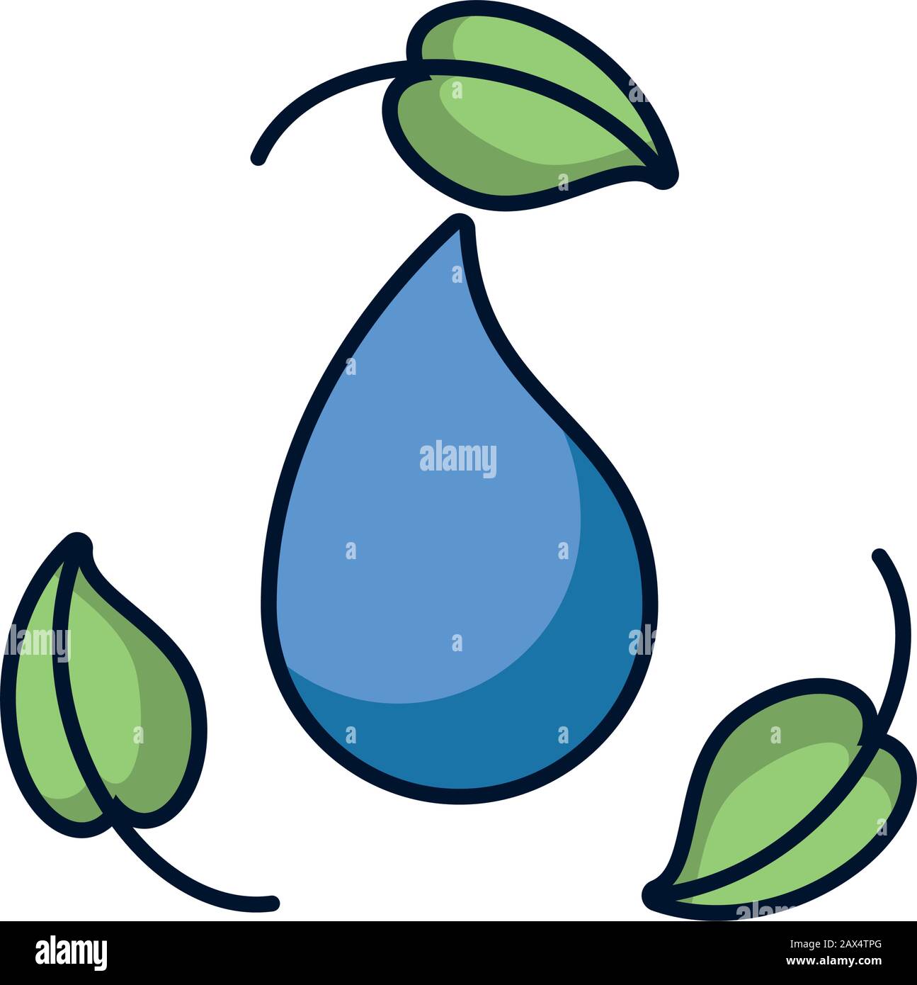 Raindrop plant Stock Vector Images - Alamy