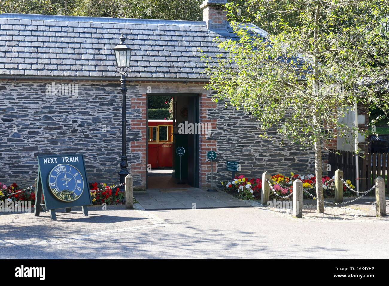 Next strain sign outside The Difflin Railway train station in Oakfield ...