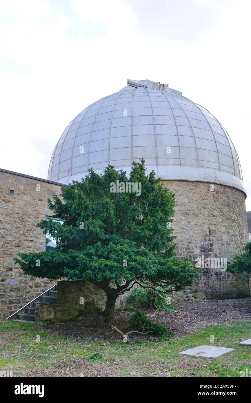 PRINCETON, NJ -3 FEB 2020- View of the old FitzRandolph Observatory ...