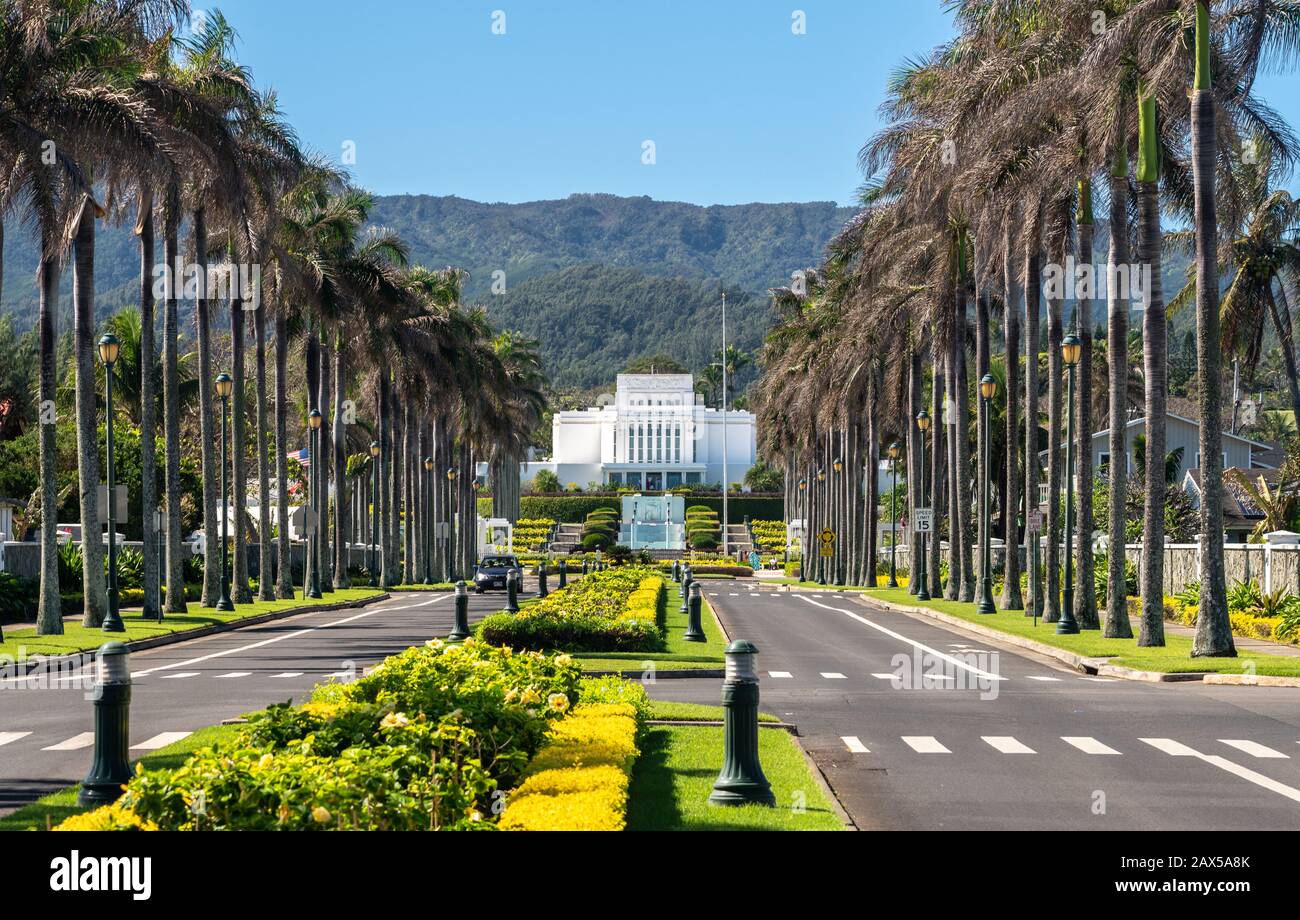 Hawaii lds temple hi-res stock photography and images - Alamy