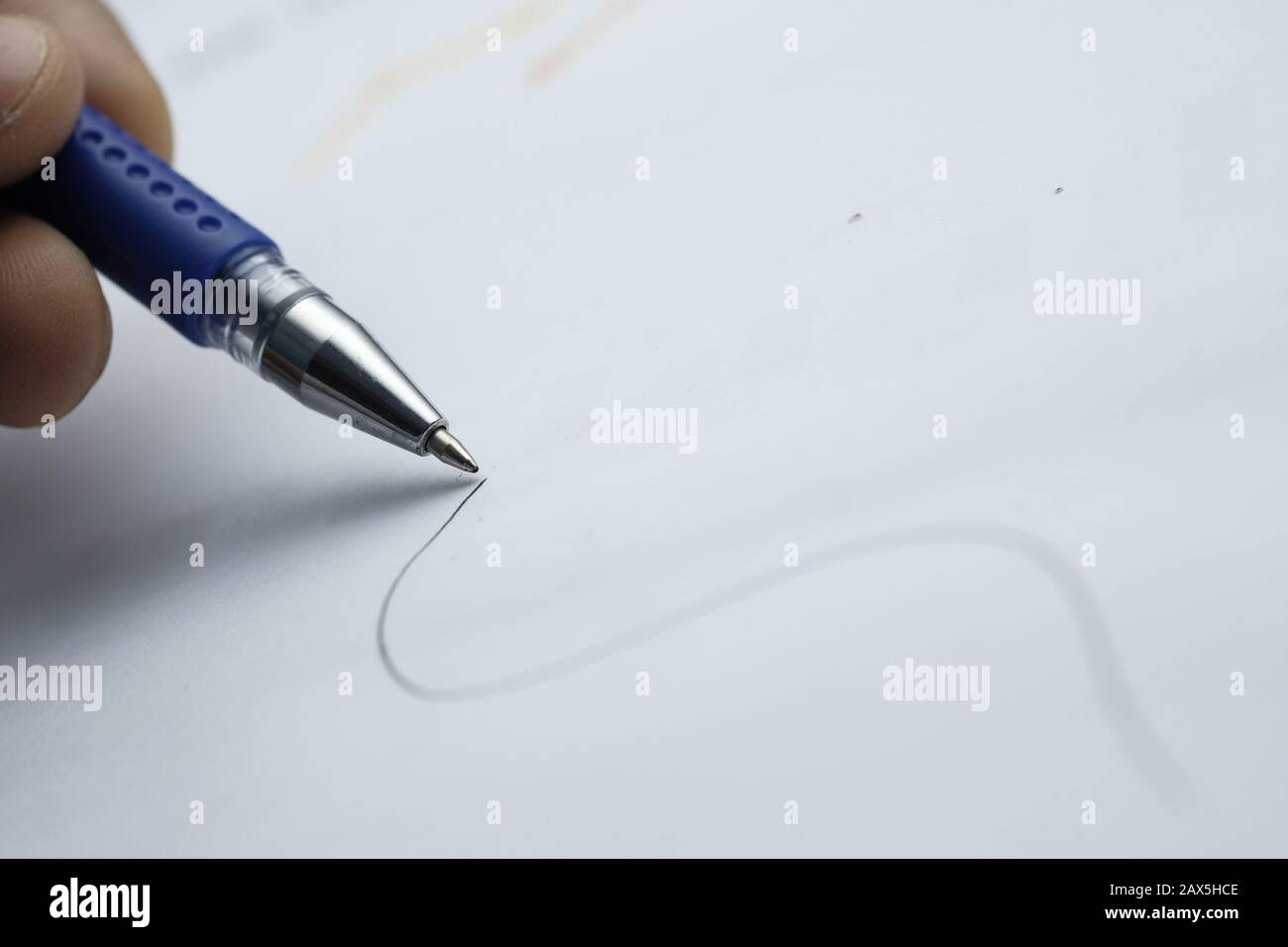 Man hand writing on paper hi-res stock photography and images - Alamy