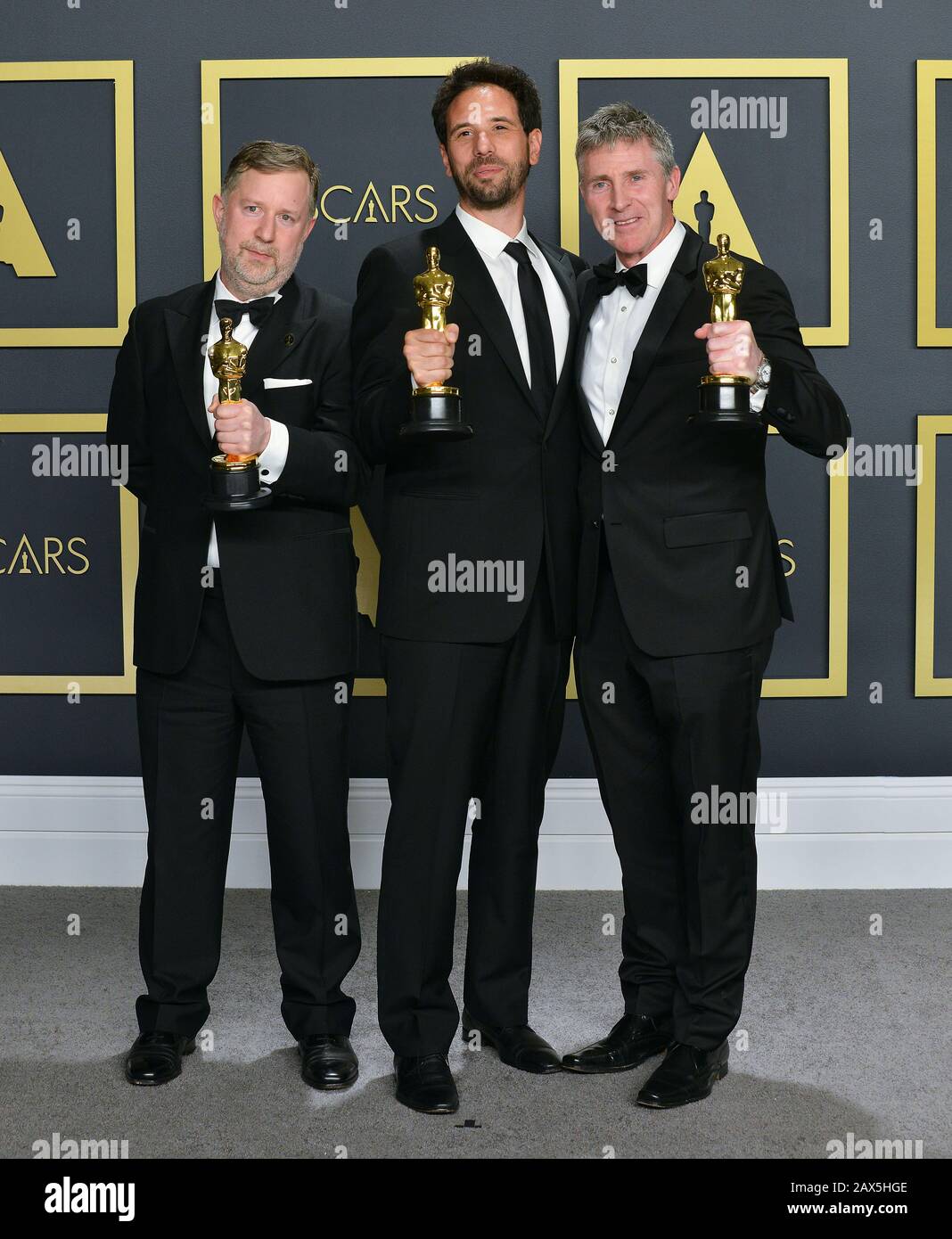 Los Angeles, USA. 10th Feb, 2020. Dominic Tuohy, Guillaume Rocheron and ...