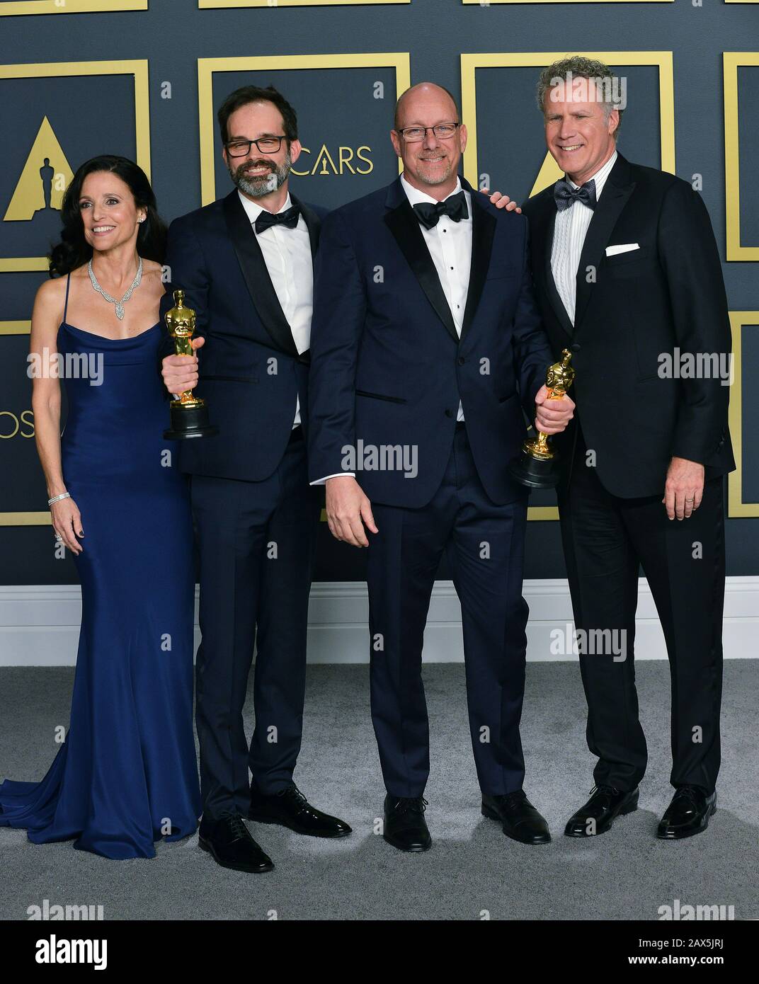 Los Angeles, USA. 10th Feb, 2020. Julia Louis-Dreyfus, Andrew Buckland ...