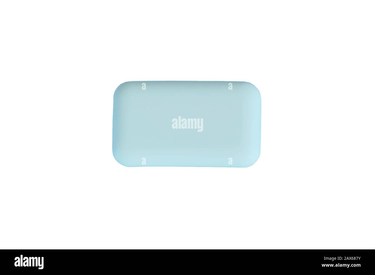 Soap on a blue background. Hygiene and cleanliness. Soap for bath ...