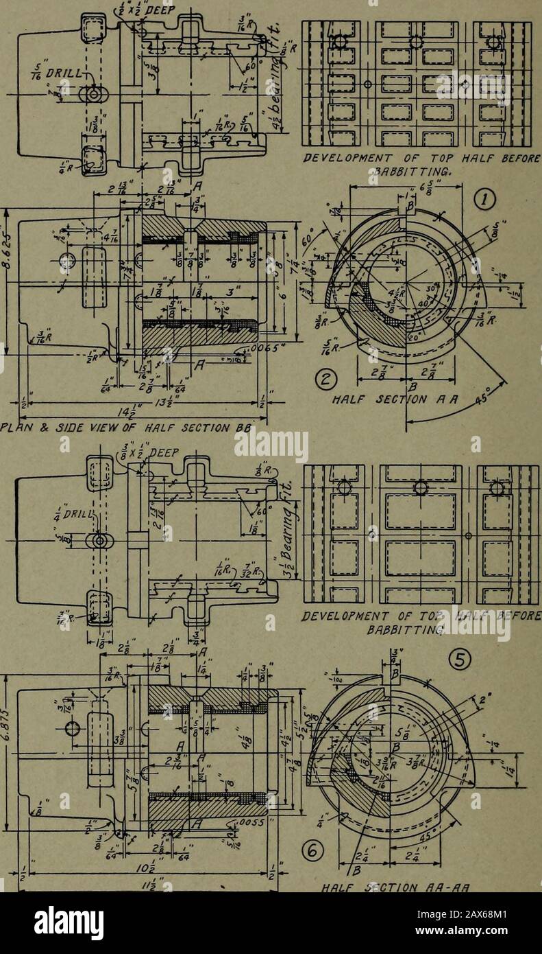 Machine drawing; a practical guide to the standard methods of graphical ...