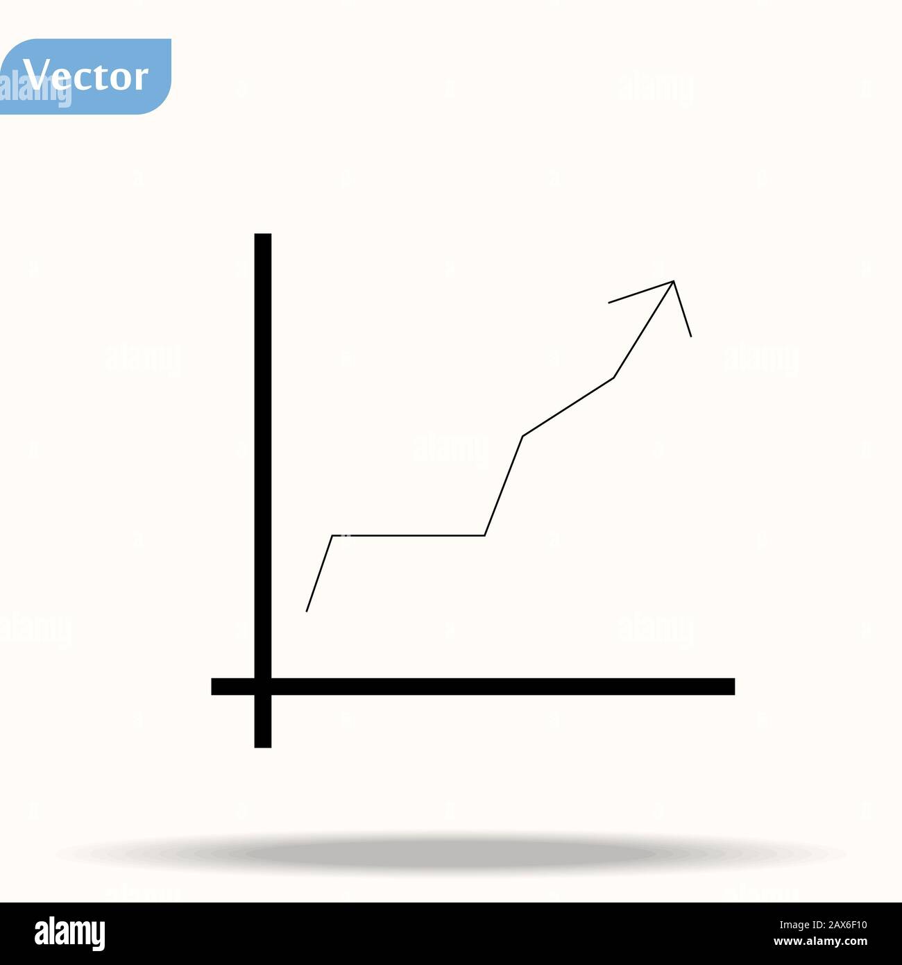 Sales chart logo hi-res stock photography and images - Alamy