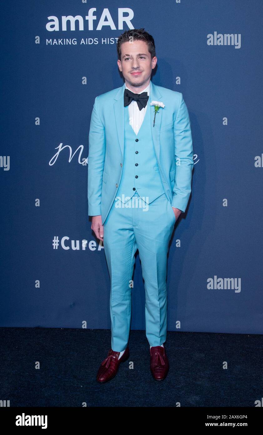 New York, NY - February 5, 2020: Charlie Puth attends the 2020 amfAR ...