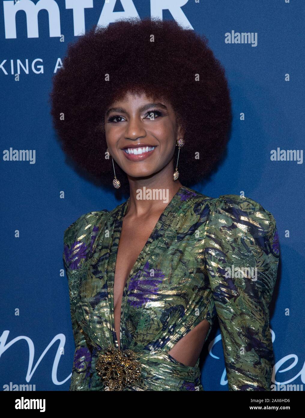 New York, NY - February 5, 2020: Ebonee Davis attends the 2020 amfAR ...