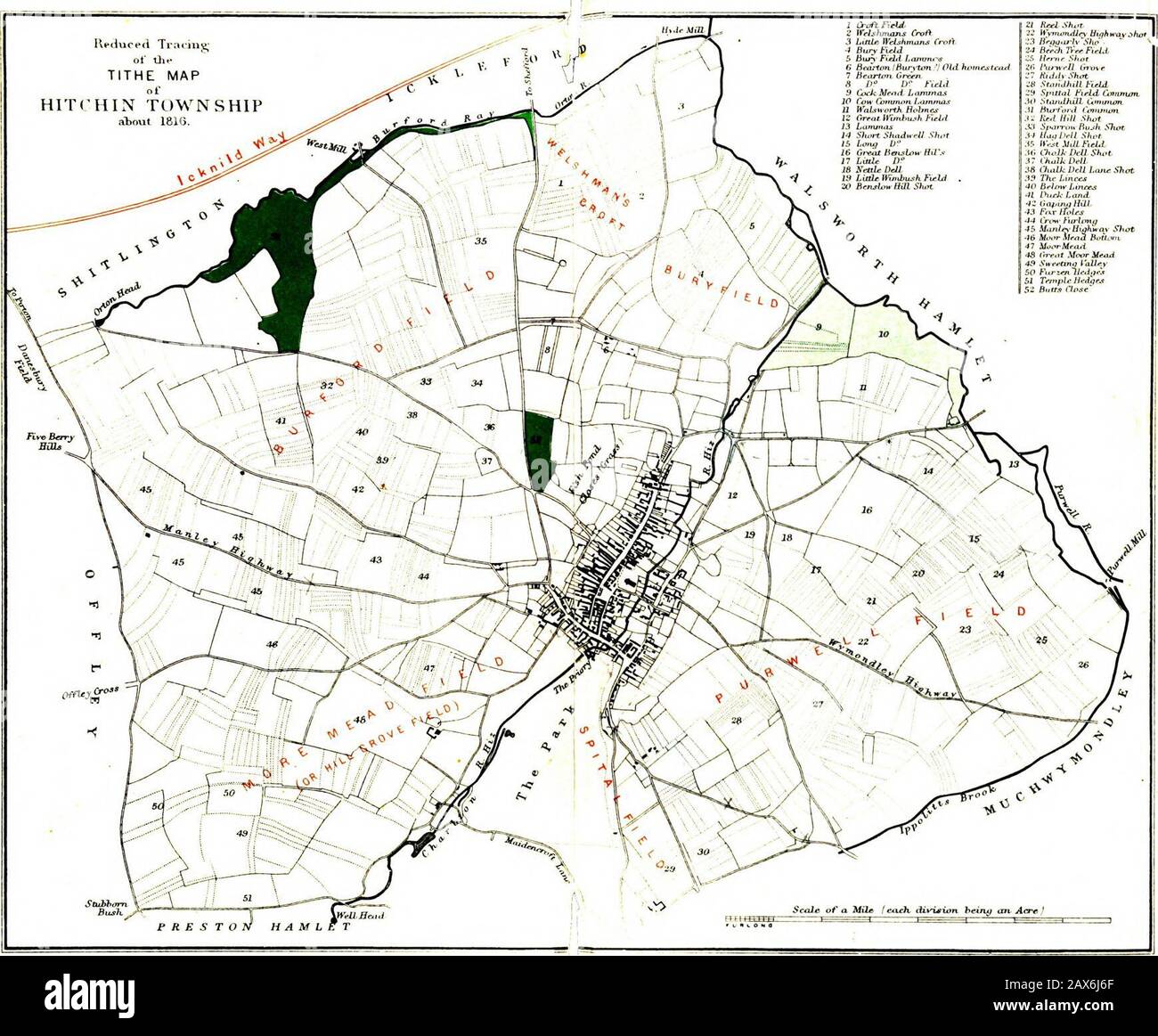 Manorial open field system hi-res stock photography and images - Alamy