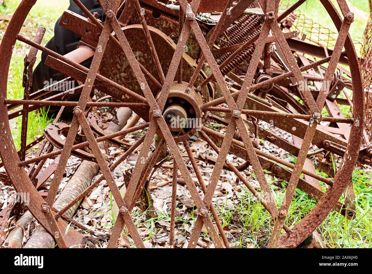 Old horse drawn farming implements hi-res stock photography and images ...