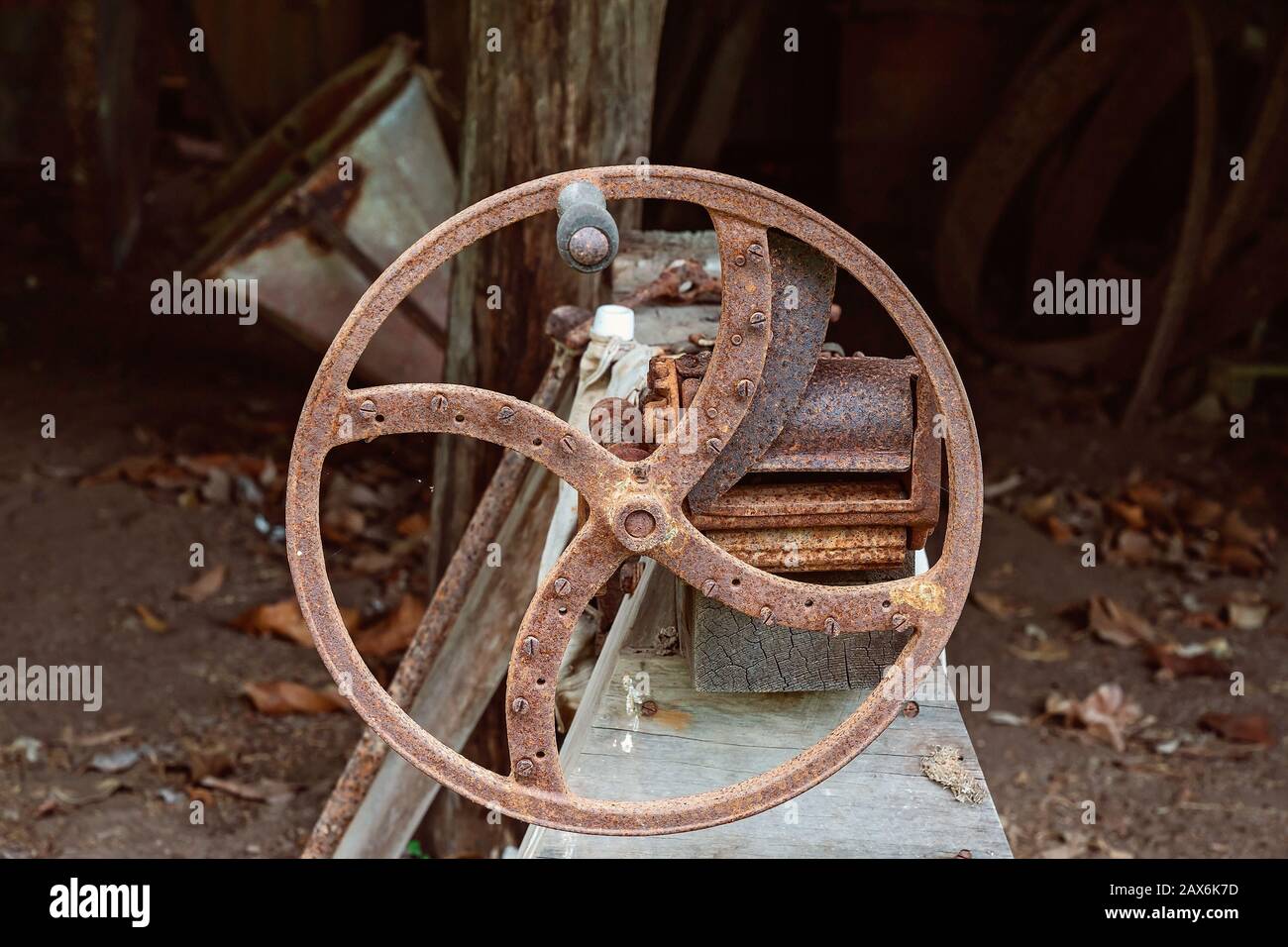 Old hay cutter hi-res stock photography and images - Alamy