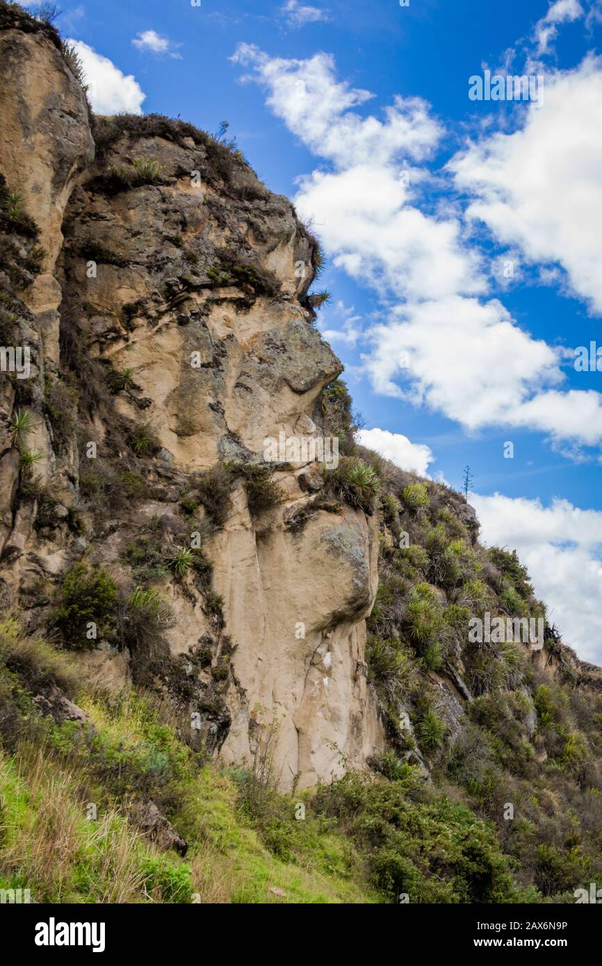 Cara del Inca Ingapirca Stock Photo - Alamy