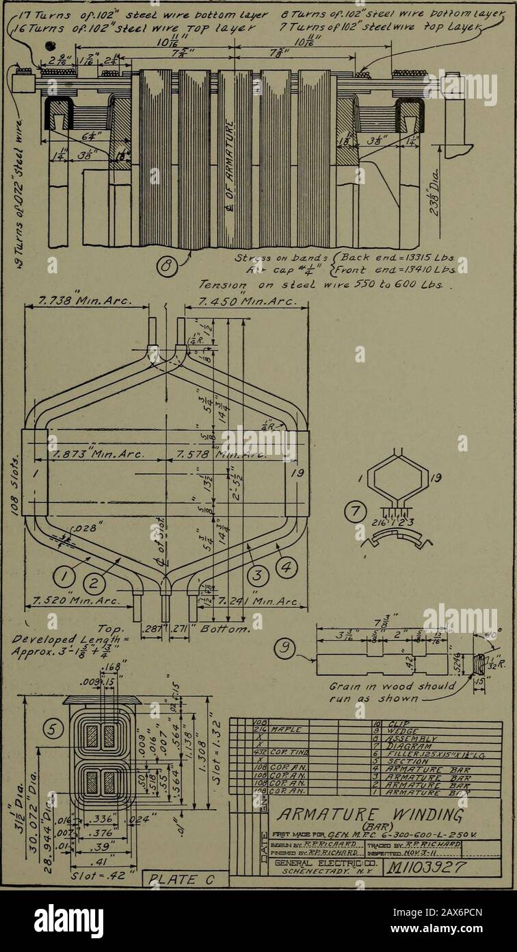 Machine drawing; a practical guide to the standard methods of graphical ...