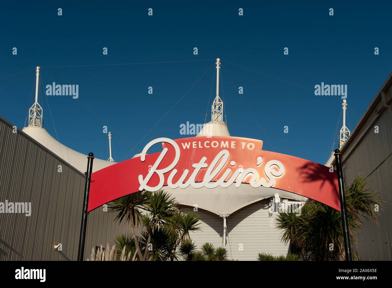 Bognor Regis, UK. 14 January, 2019. Butlins Resort at Rockaway Beach ...