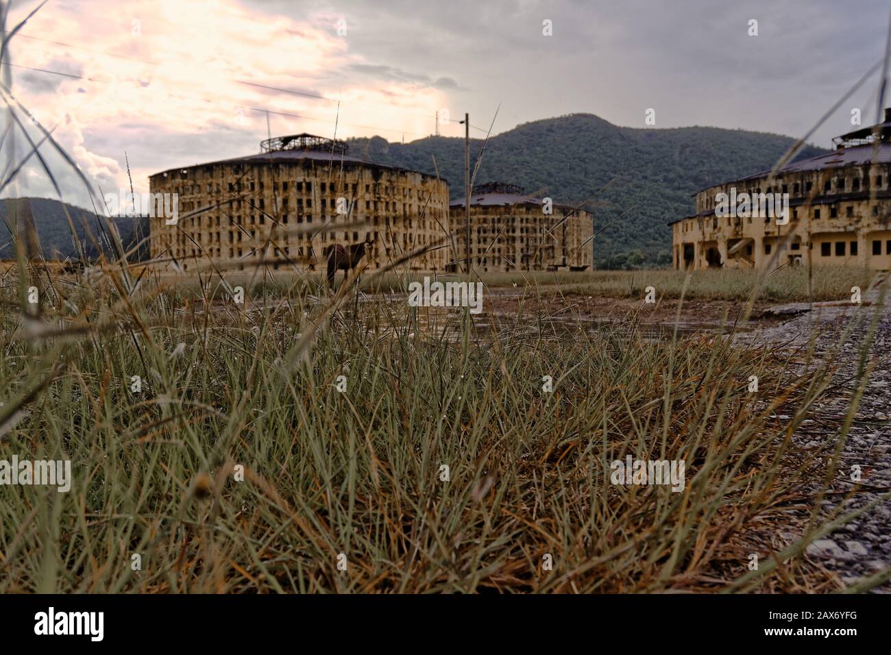 Old Presidio Modelo Prison building on the Isle of Youth, Cuba Stock ...