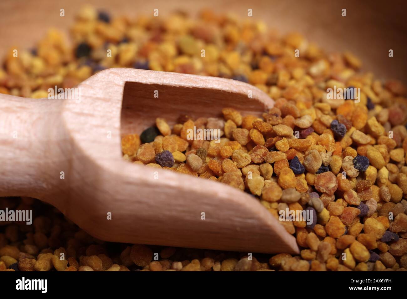 Pollen grains food bee honey Stock Photo - Alamy