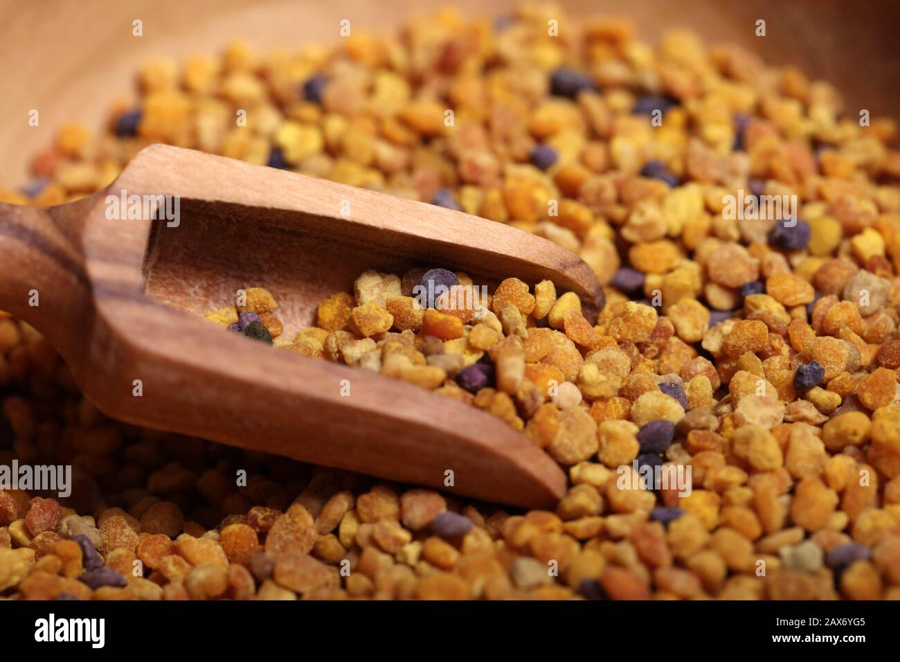 Pollen grains food bee honey Stock Photo - Alamy