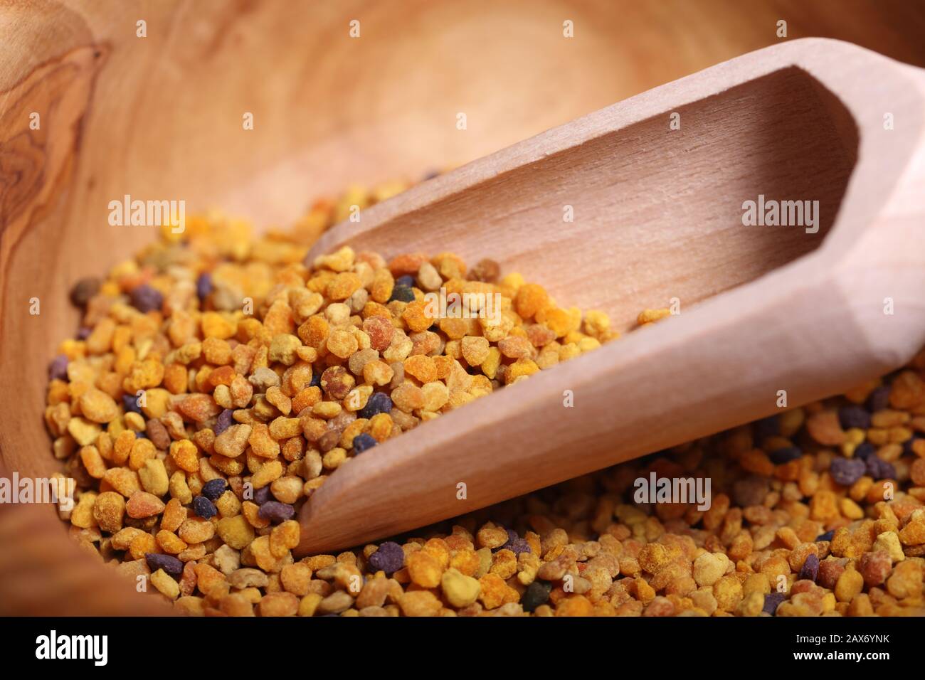 Pollen grains food bee honey Stock Photo - Alamy
