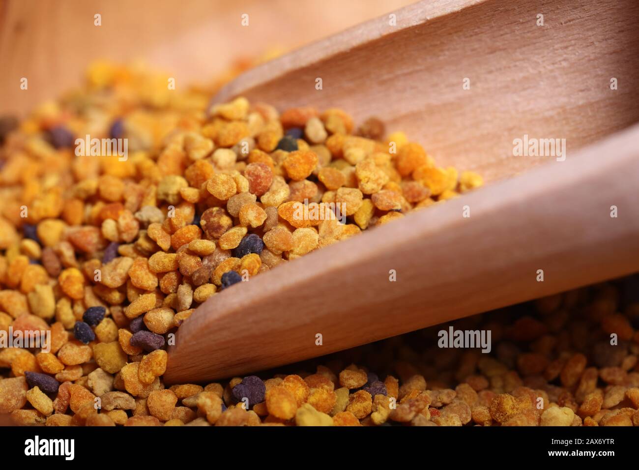 Pollen grains food bee honey Stock Photo - Alamy