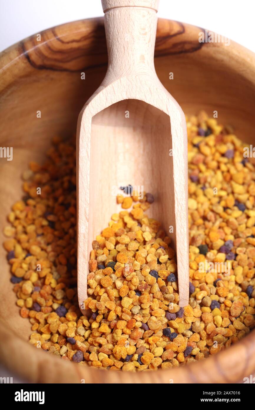 Pollen grains food bee honey Stock Photo - Alamy