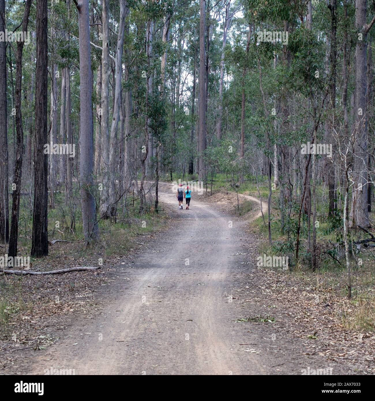 Two people walking through pathway hi-res stock photography and images ...