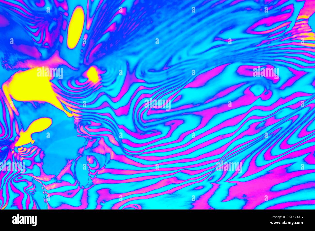 neon colored psychedelic fluorescent striped zebra textured background ...