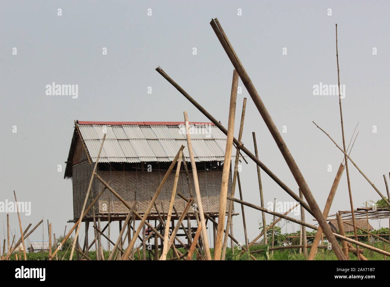 Bamboo structure hi-res stock photography and images - Alamy