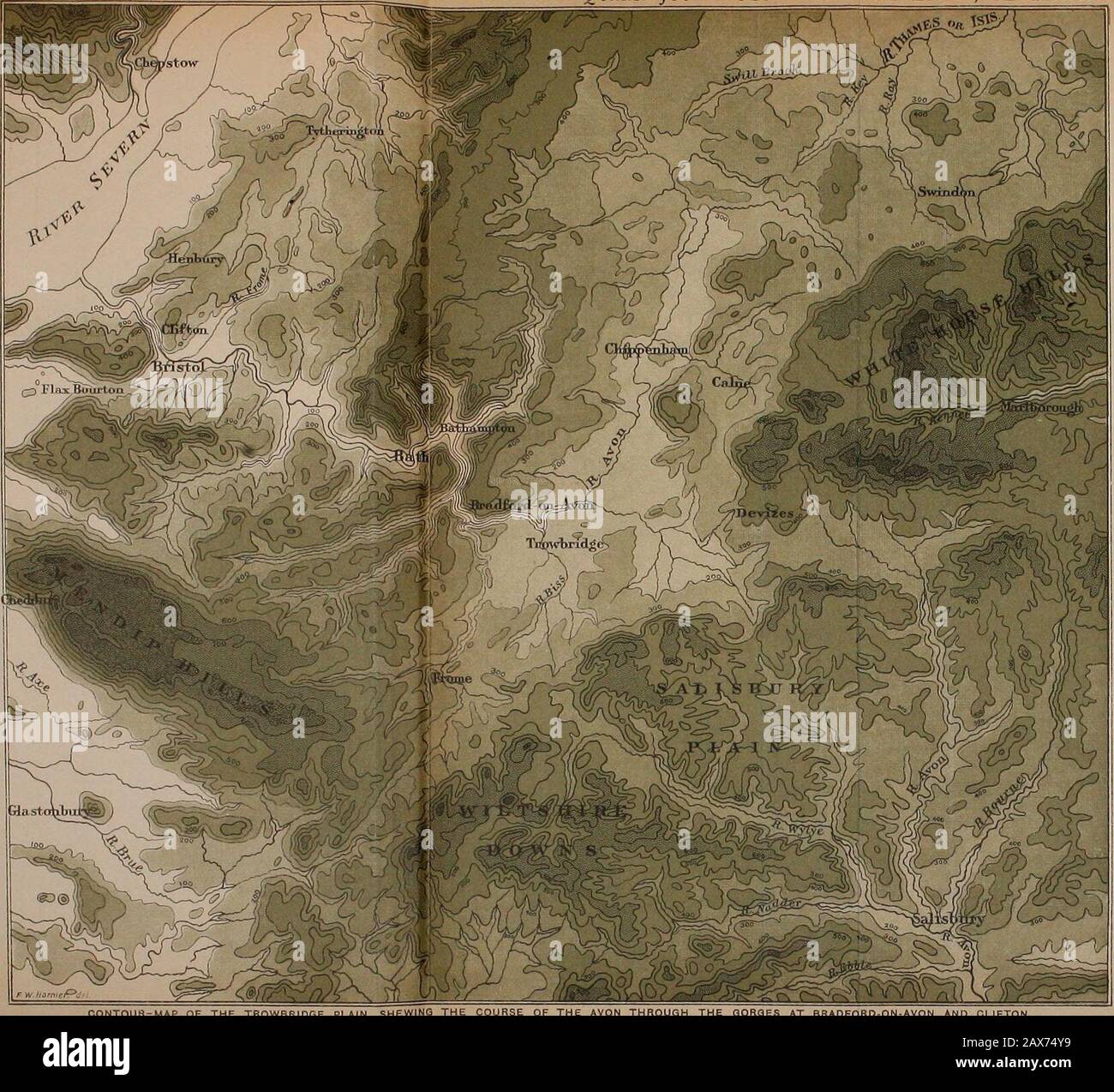 Map of clifton hi-res stock photography and images - Alamy