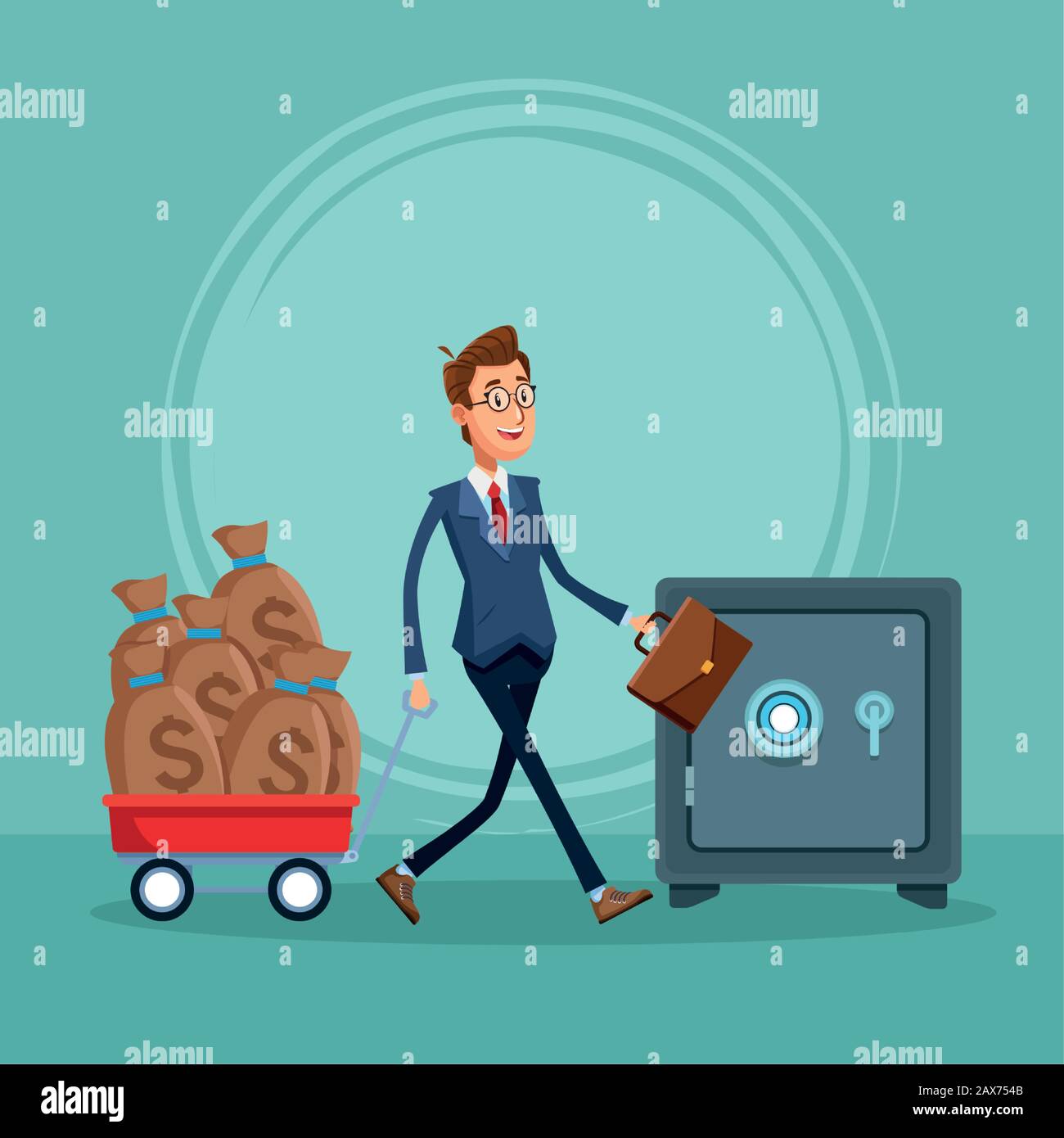Money box studio Stock Vector Images - Alamy