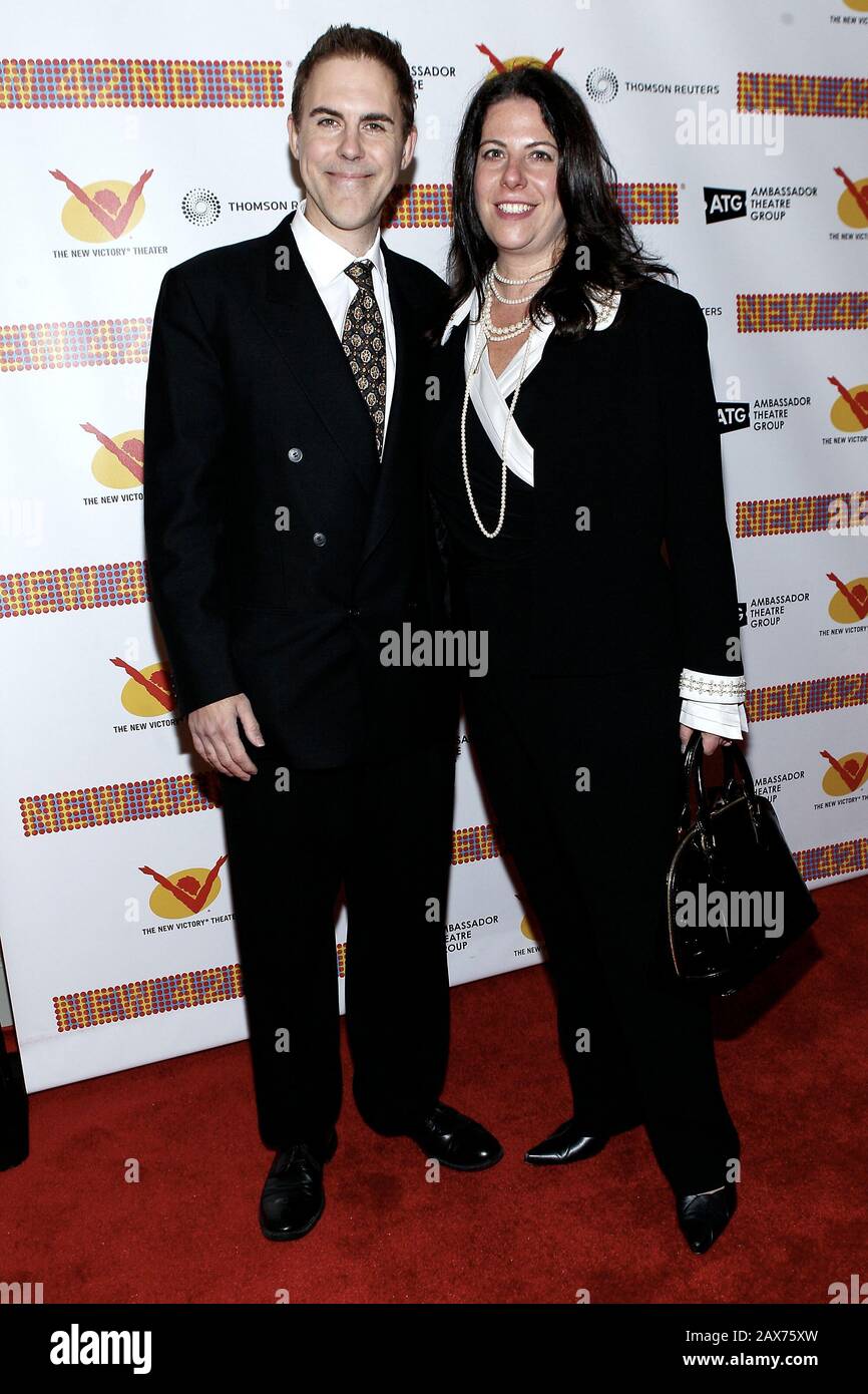 New York, NY, USA. 12 January, 2015. Ian Lithgow, Rachel Lithgow at the ...