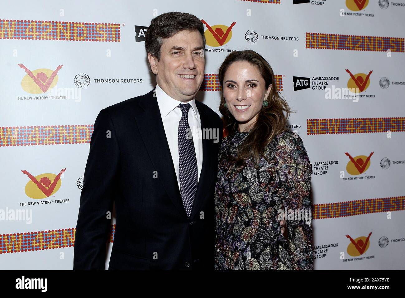 New York, NY, USA. 12 January, 2015. Bradford R. Peck, Kate Peck at the ...